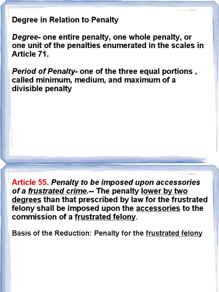 Degree in Relation To Penalty: Degree-One Entire Penalty, One Whole ...