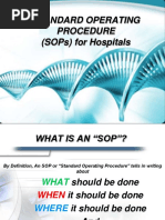 Hospital Sops | PDF | Nursing | Patient