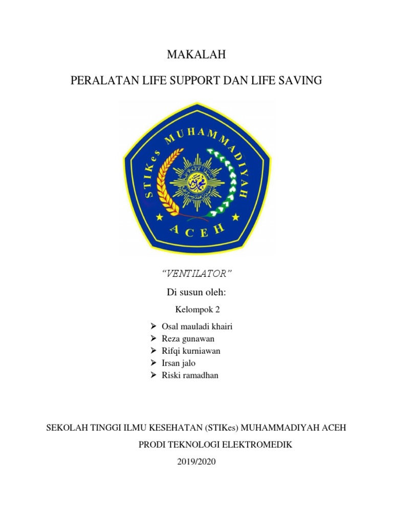 Fungsi dan Jenis Ventilator dalam ICU | PDF