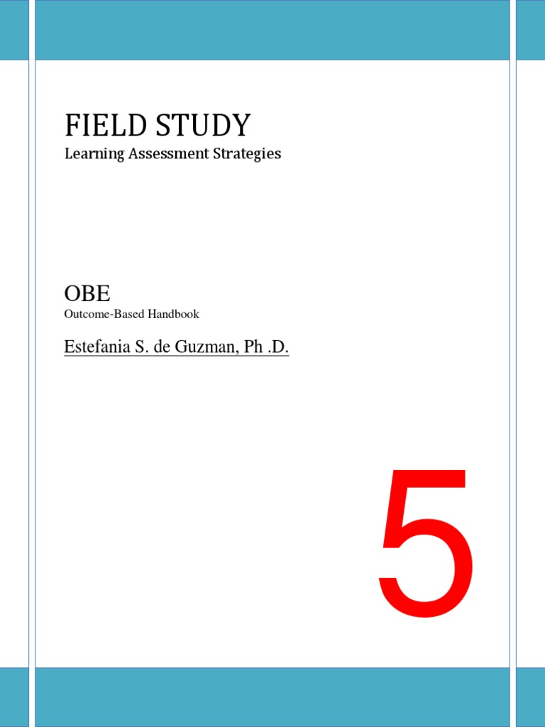 Field Study Handbook for Teacher Education | PDF | Educational ...