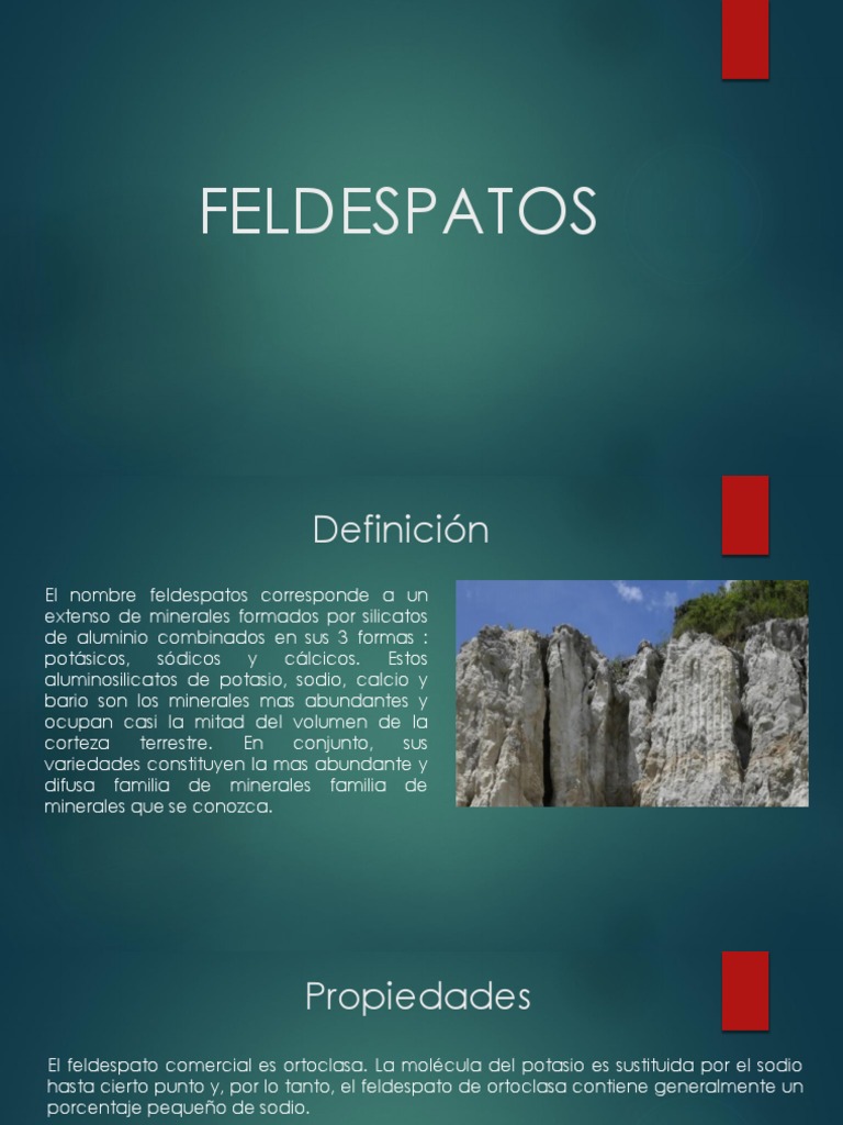 Feldespatos | PDF | Minerales | Lentes