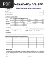 PU Migration Certificate Form | PDF | Identity Document | Government
