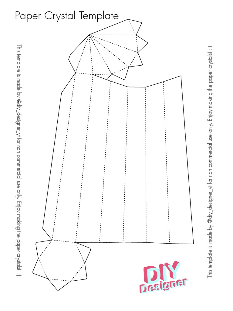 DIY Designer Crystal Template | PDF