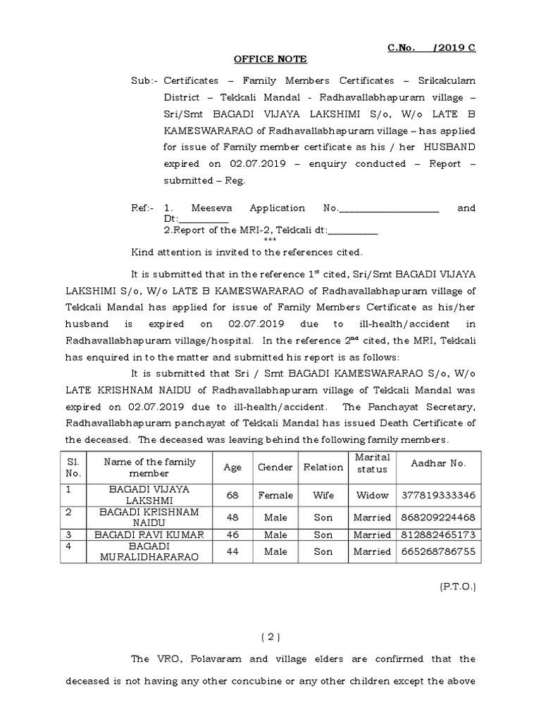 FMC Note File | PDF | Government And Personhood | Official Documents