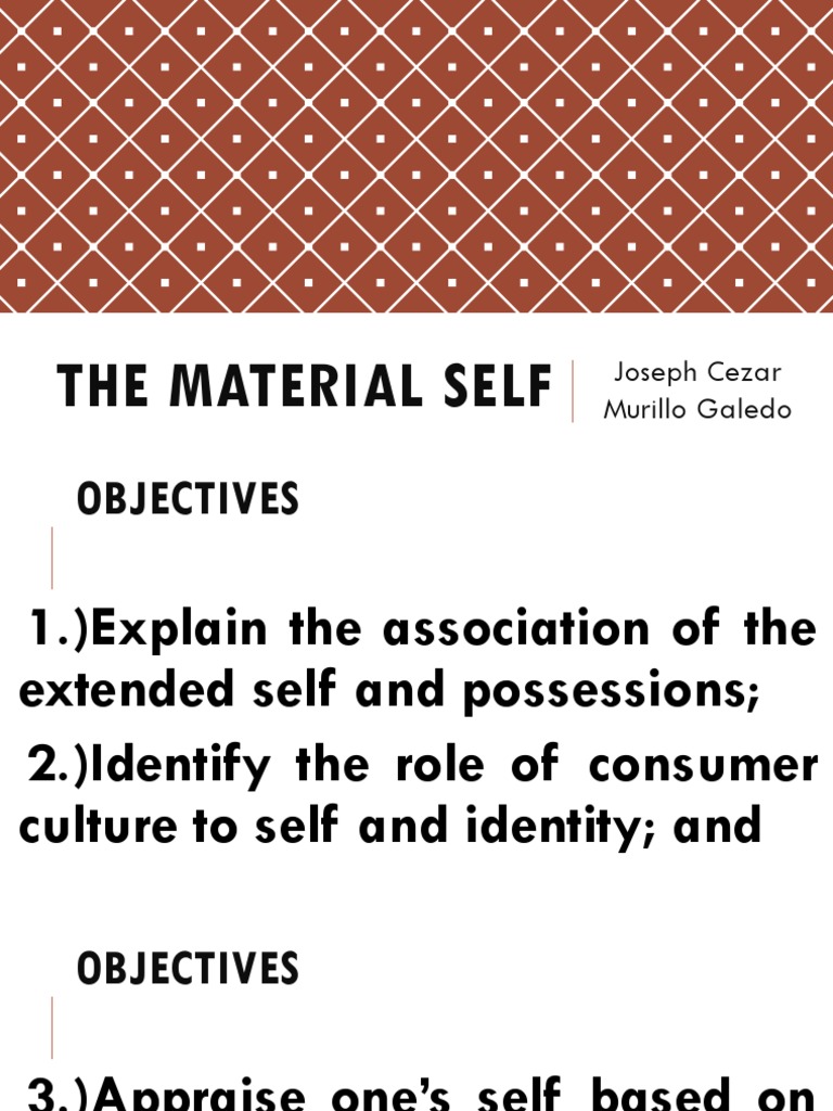 Understanding the Material Self | PDF | Self | Pet