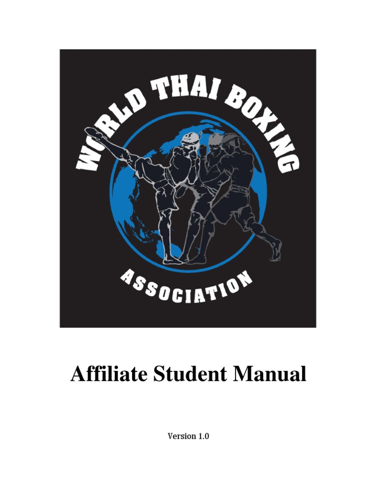 WTBA Student Manual Phase 1 | PDF | Muay Thai | Food And Drink