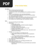 Primary School Cricket Lesson Plans | PDF | Bowling (Cricket) | Cricket
