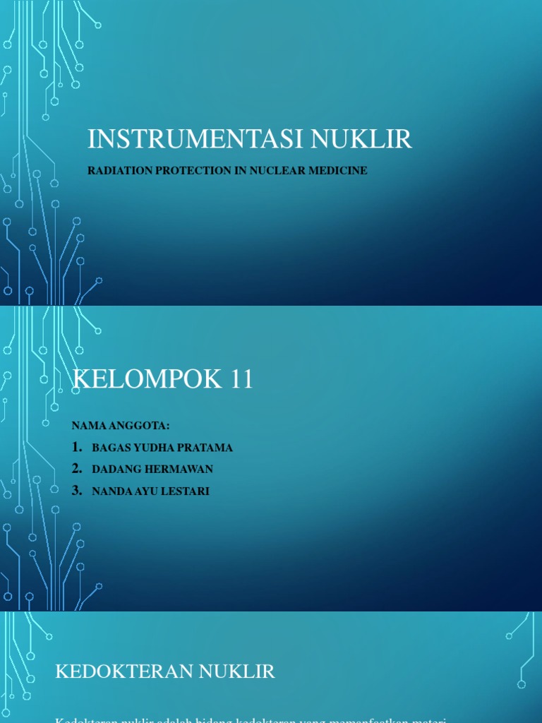 Proteksi Radiasi dalam Kedokteran Nuklir | PDF