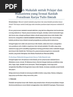Contoh Makalah Docx | PDF