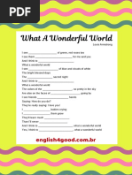 What a Wonderful World Lyrics | PDF
