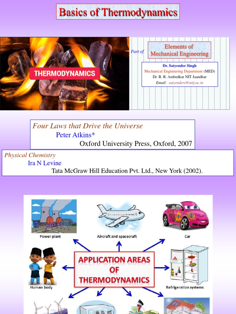 Basics of Thermodynamics: Four Laws That Drive The Universe | PDF ...