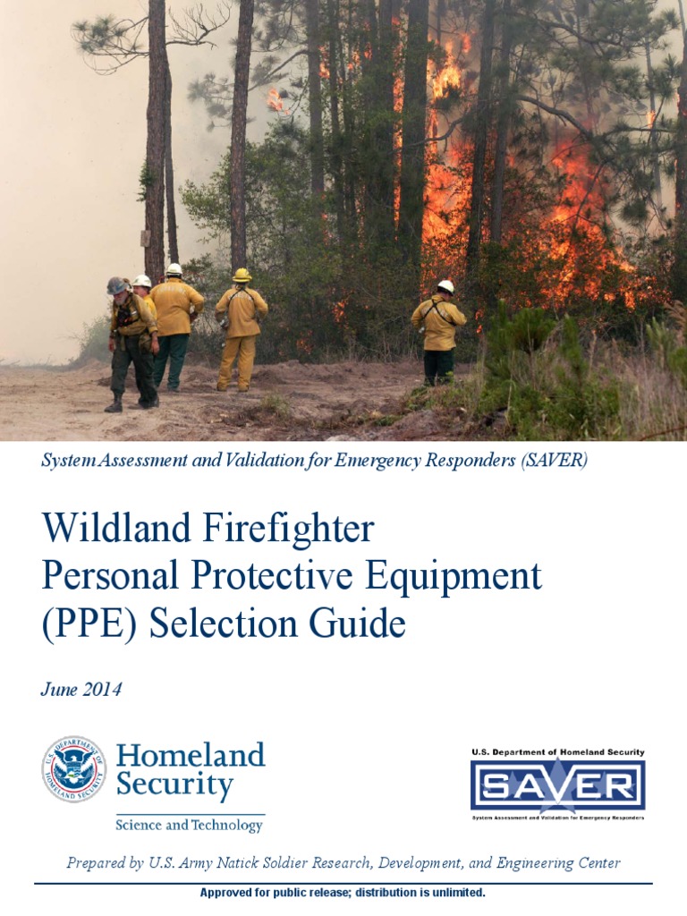 Wildland Firefighter Personal Protective Equipment (PPE) Selection ...