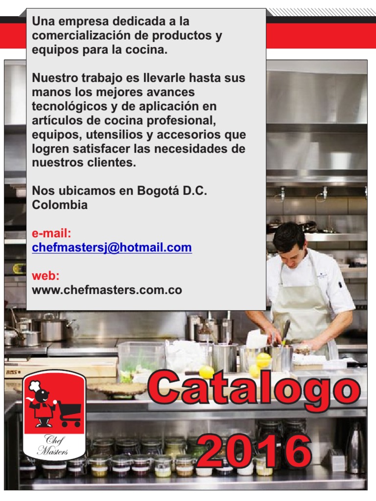 Catalogo Chef | PDF | Materiales | Rieles