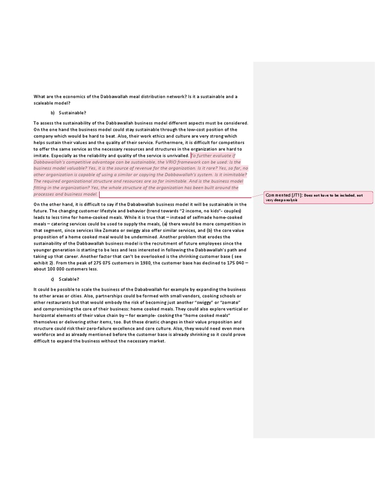 Dabawallah | PDF | Business Economics | Economies