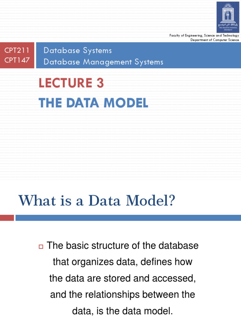 The Data Model | PDF | Relational Database | Data Model