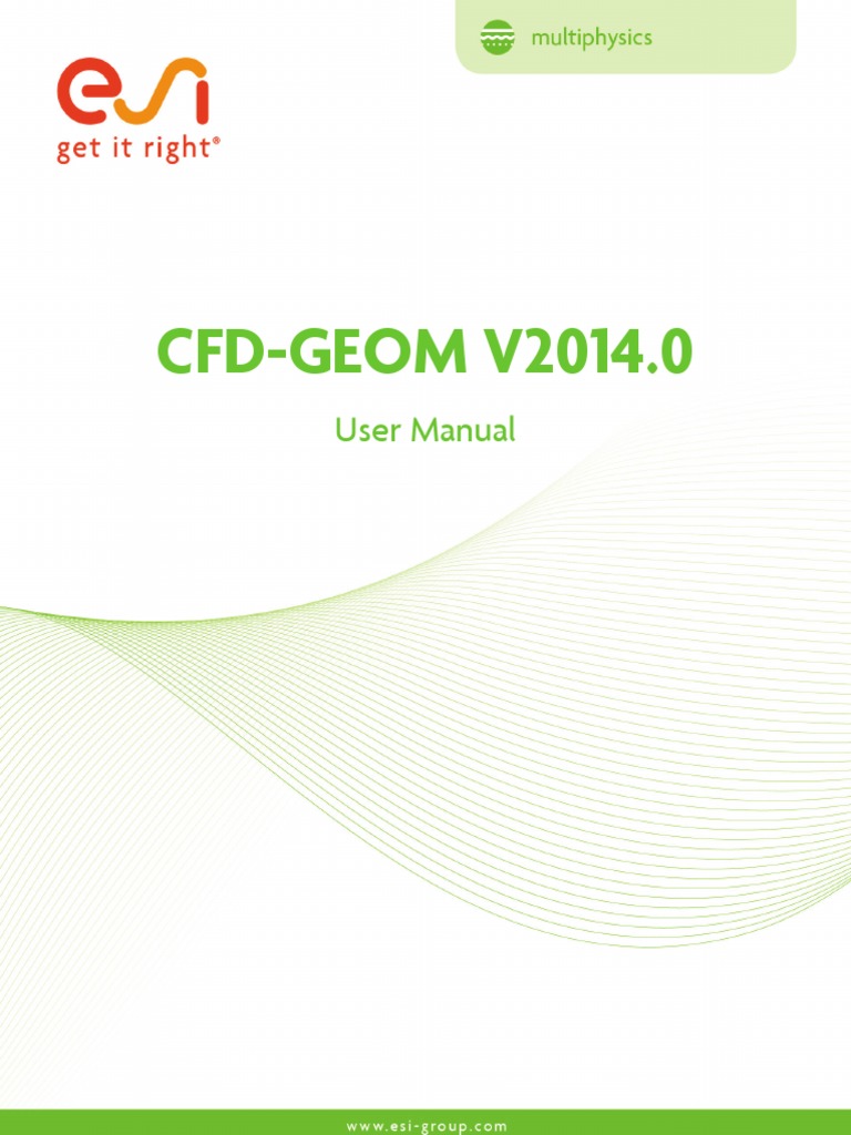 Cfd-Geom v2014.0 User Manual | PDF | File Transfer Protocol | Command Line Interface