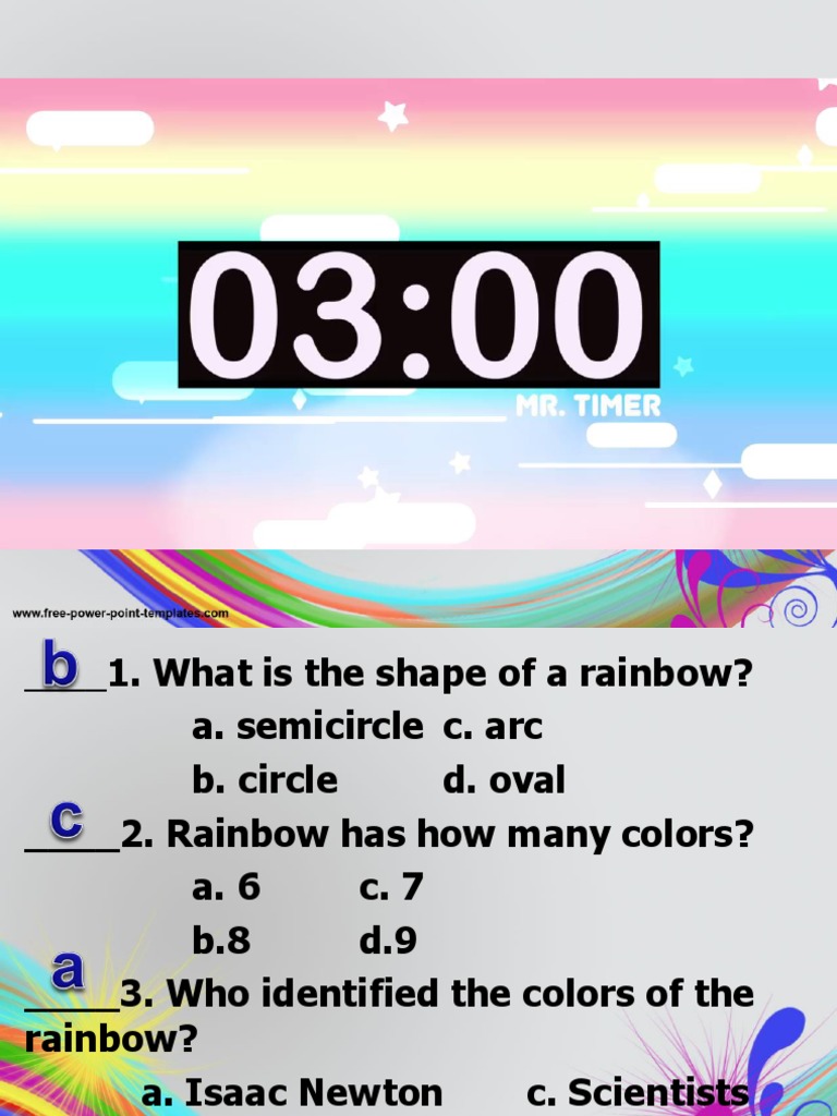 Parable of The Rainbow | PDF | Rainbow | Nature