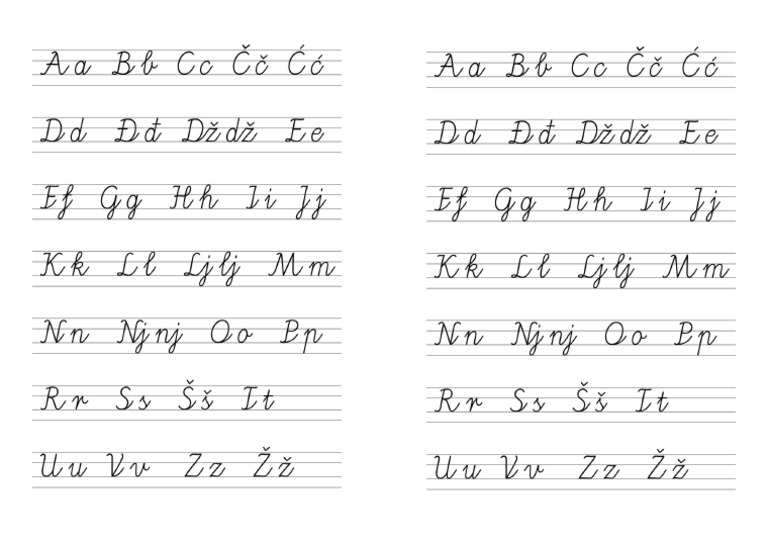 Abeceda Pisana Slova | PDF