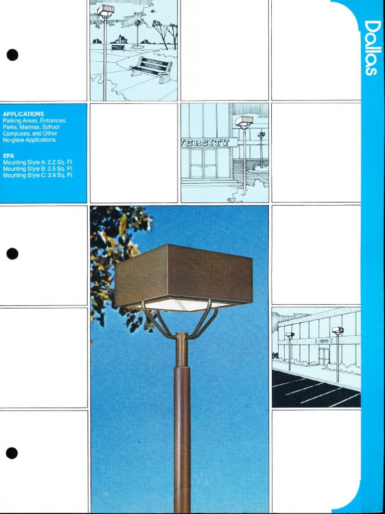 Spaulding Lighting Designer Group Dallas Spec Sheet 8-84 | PDF | Screw ...