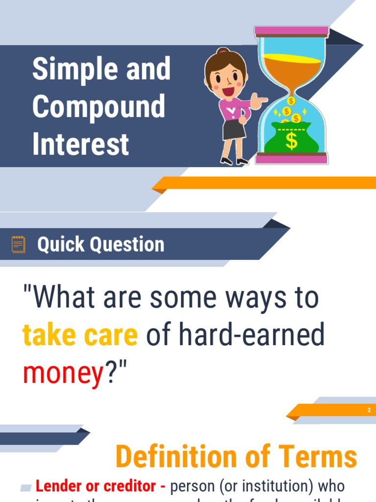Simple and Compound Interest | PDF | Loans | Compound Interest