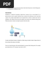 Simple Distillation Lab Report | PDF | Distillation | Continuum Mechanics