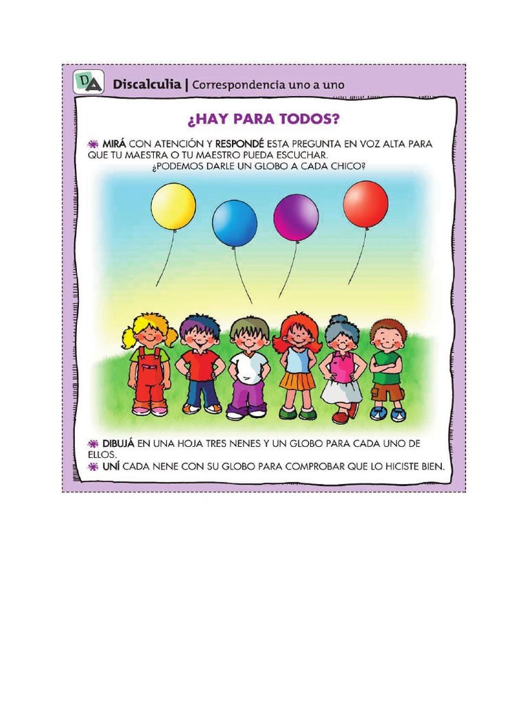 Cuaderno Discalculia | PDF