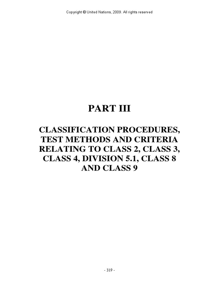 UN Manual of Test and Criteria PDF | PDF | Combustion | Chemistry