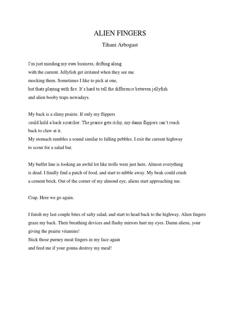 Role - Play Poem | PDF