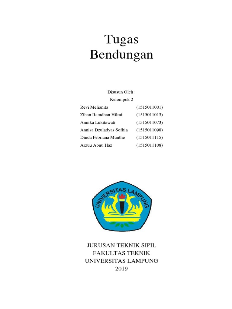 Bendungan | PDF