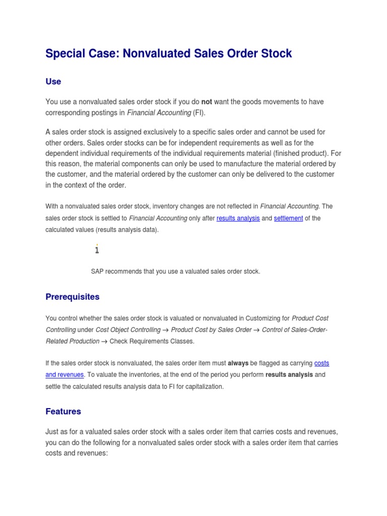 Non Valuated Stock | PDF | Cost | Receipt