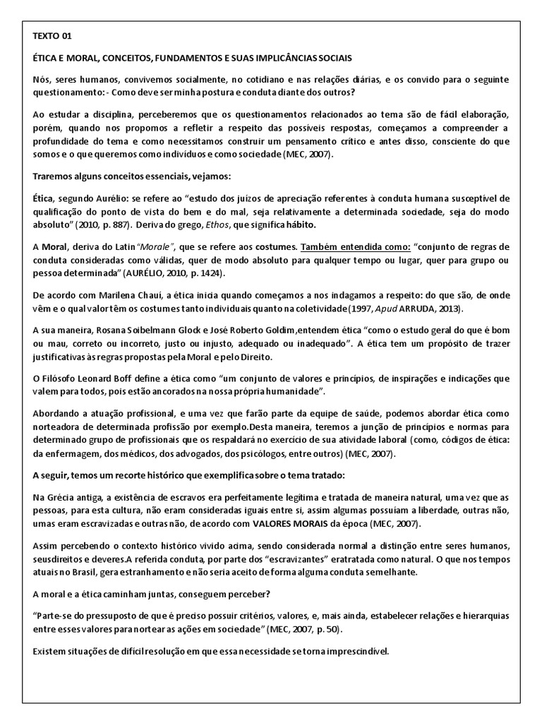 ética E Cidadania 1 Download Grátis Pdf Moralidade Humano