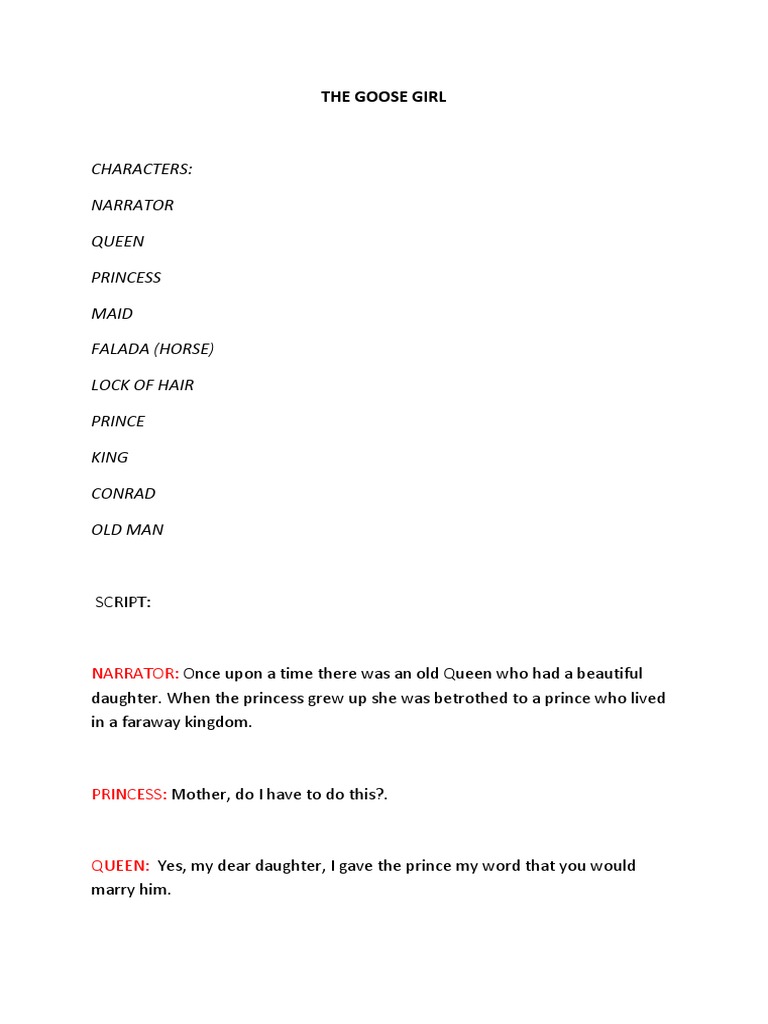 The Goose Girl | PDF