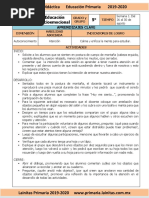 Planeacion Socioemocional Cuarto Grado | PDF | Evaluación | Salón de clases