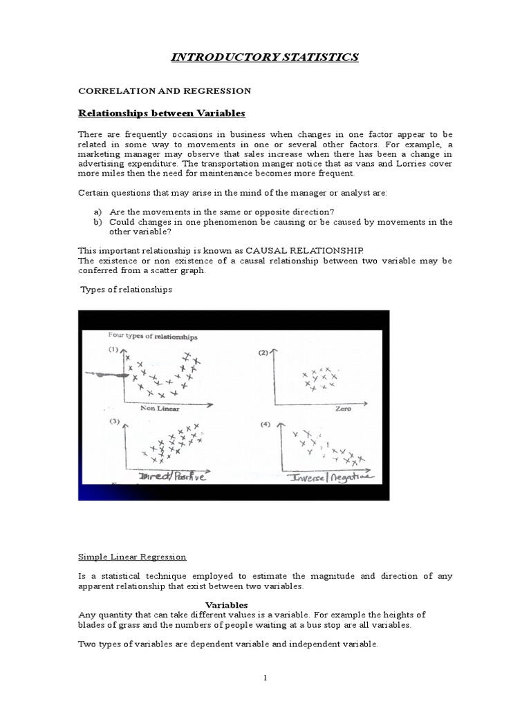 Note #10 Correlation and Regression | Download Free PDF | Correlation ...