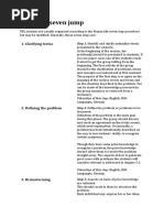 Seven Jump Steps in PBL Process | PDF | Expert | Reason