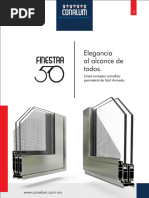 CATALOGO EUROVENT - Perfiles | PDF | Ventana | Aplicaciones de vidrio
