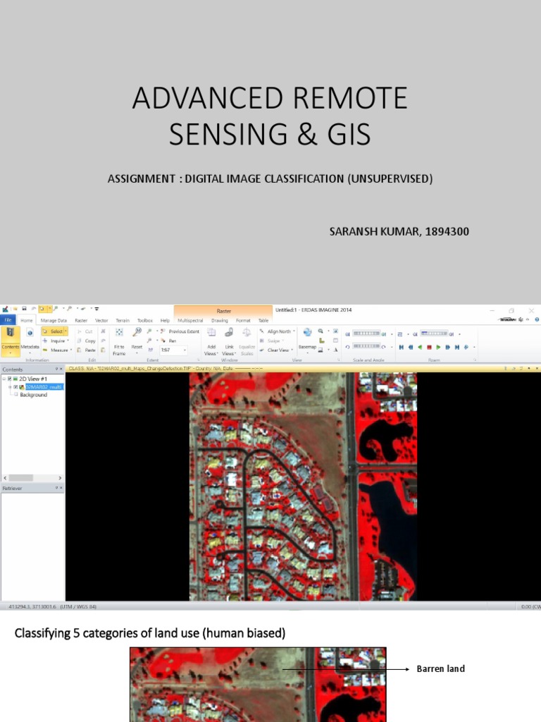 Remote Sensing Digital Image Classification | PDF