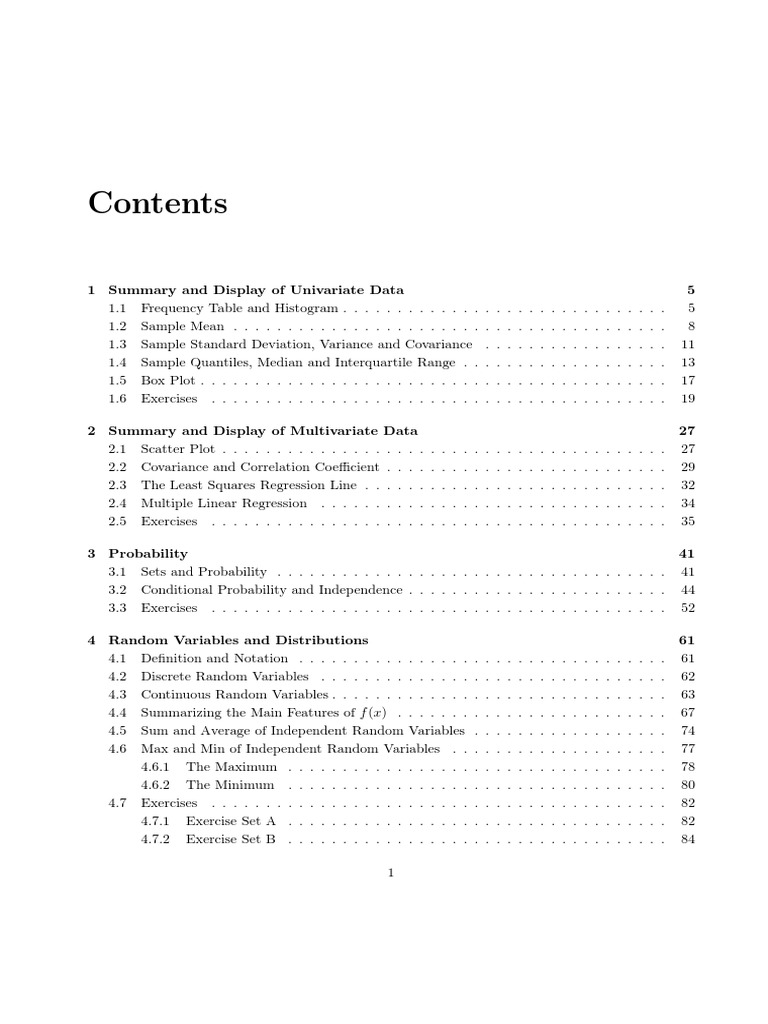 STAT 251 Course Text | PDF | Median | Variance