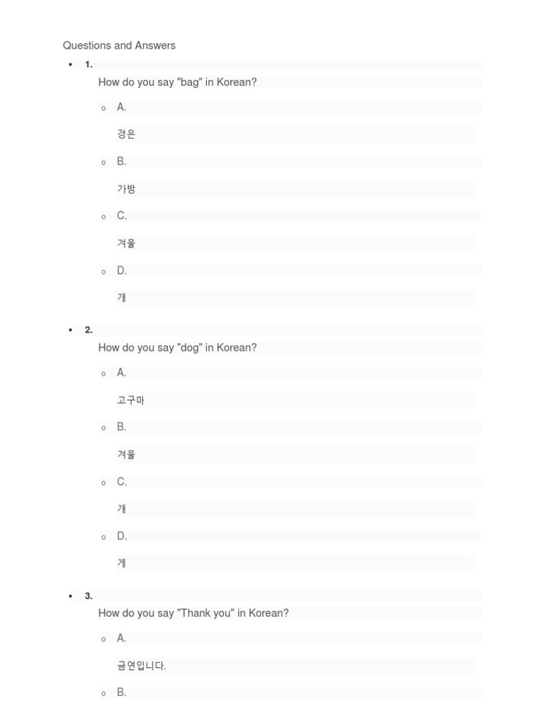 Korean Question | PDF