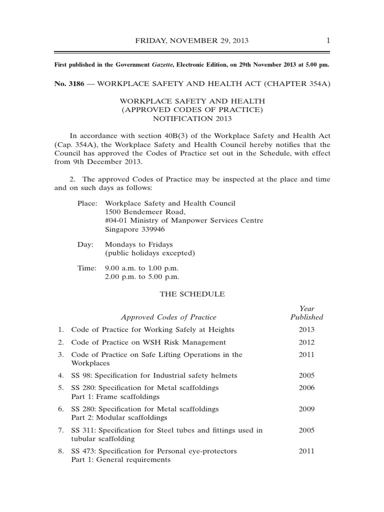 Approved COP 2013 PDF | PDF | Dangerous Goods | Labor Relations