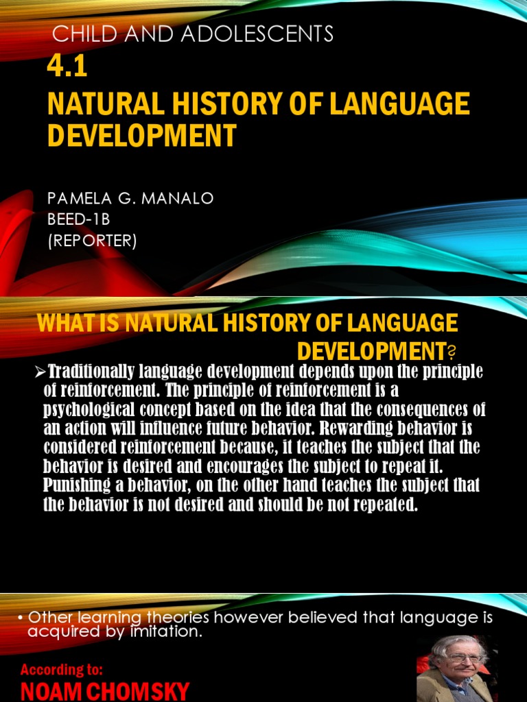 4.1 Natural History of Language Development: Child and Adolescents ...