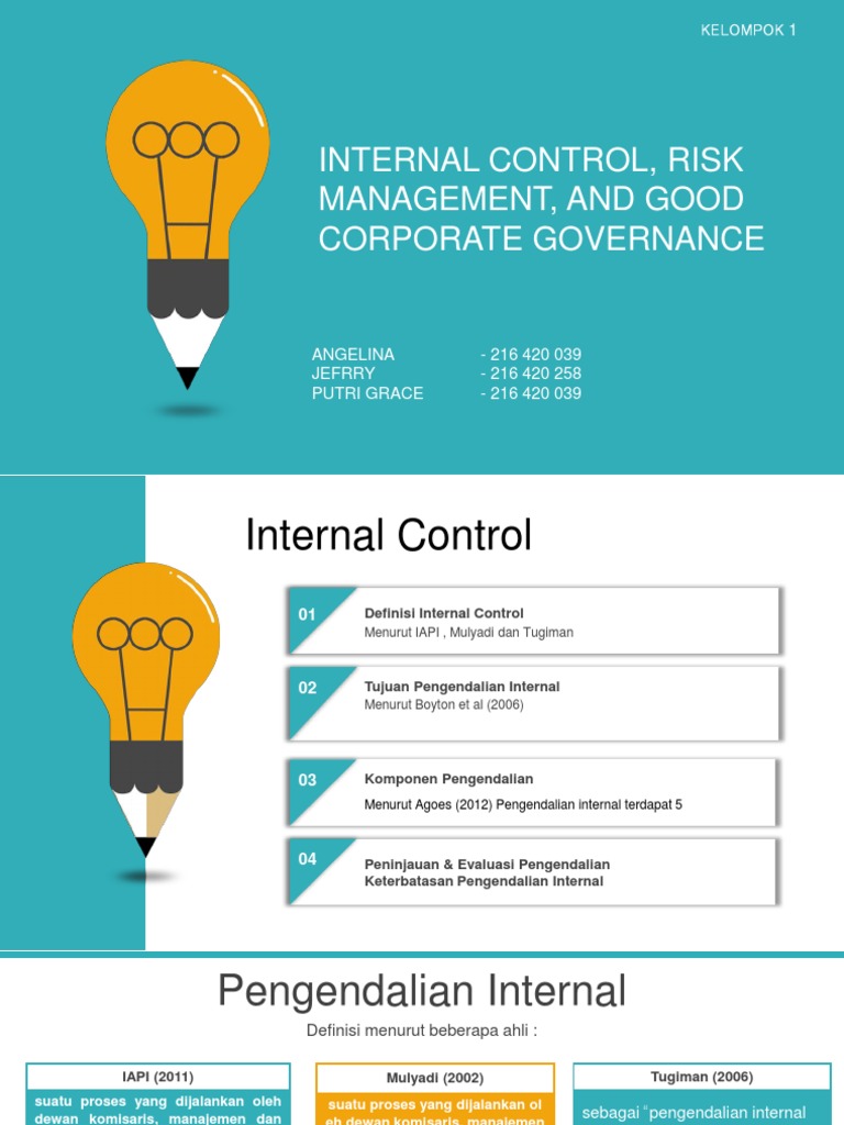 Internal Control | PDF | Karier & Perkembangan | Bisnis