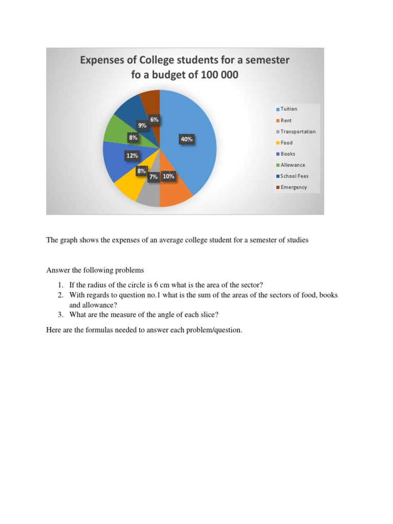 College Student Expense Breakdown | PDF