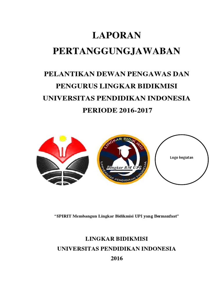 Contoh LPJ-Kegiatan | PDF