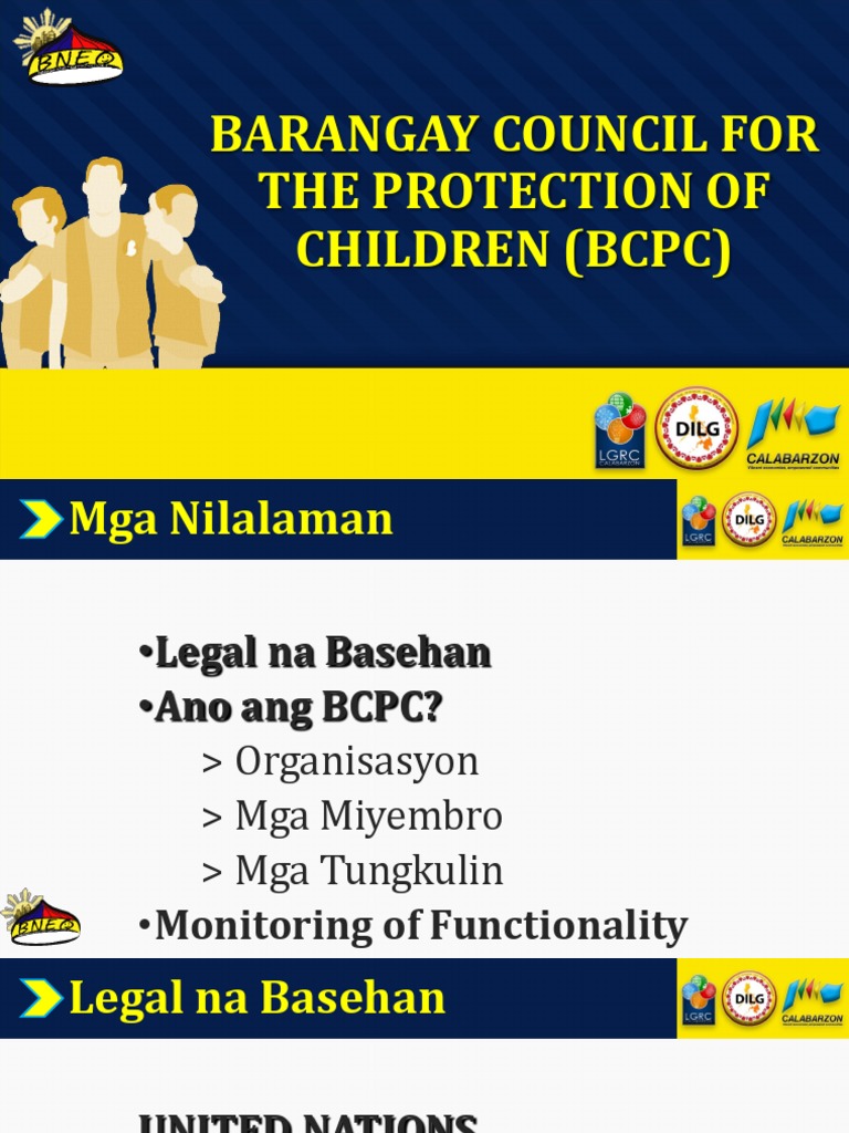 An Overview of the Barangay Council for the Protection of Children ...