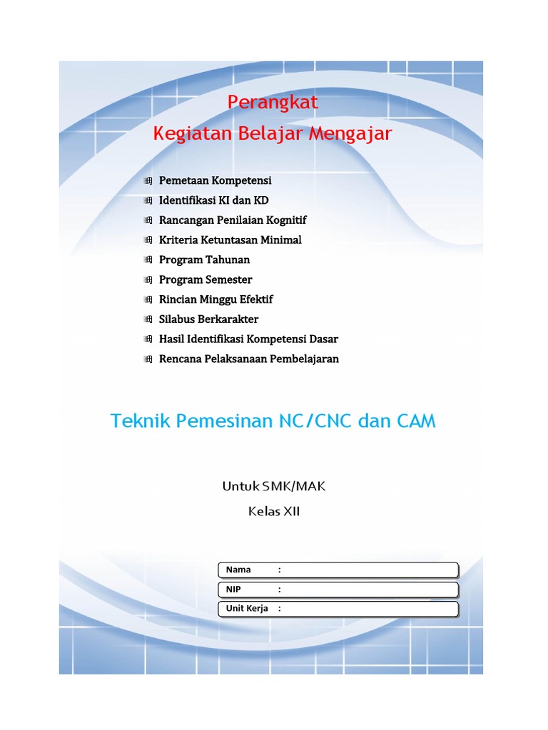 Teknik Pemesinan CSM | PDF