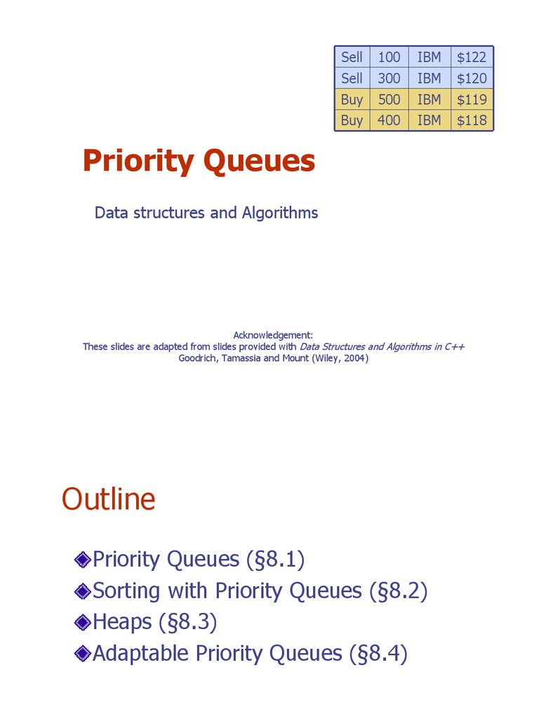 Lec07 PriorityQueues | PDF | Queue (Abstract Data Type) | Algorithms And Data Structures