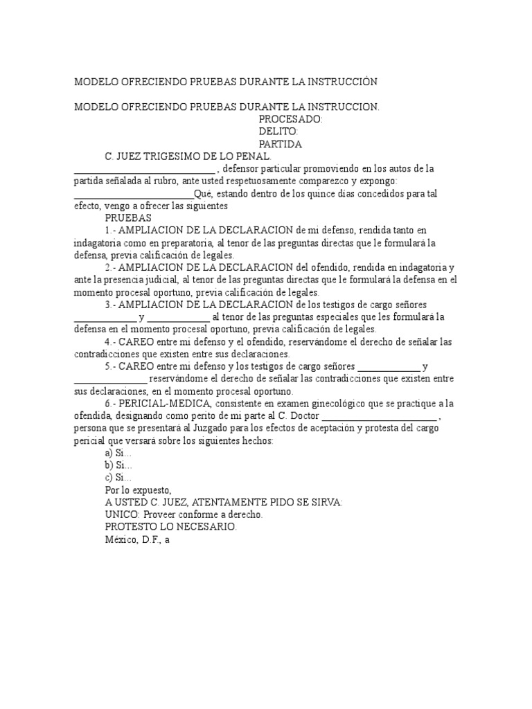 Demanda Penal | PDF