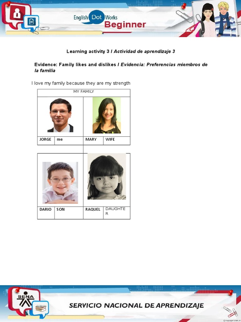 Family Preferences and Dislikes Overview | PDF | Wellness