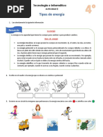 Sopa de Letras: Tipos de Energía | PDF